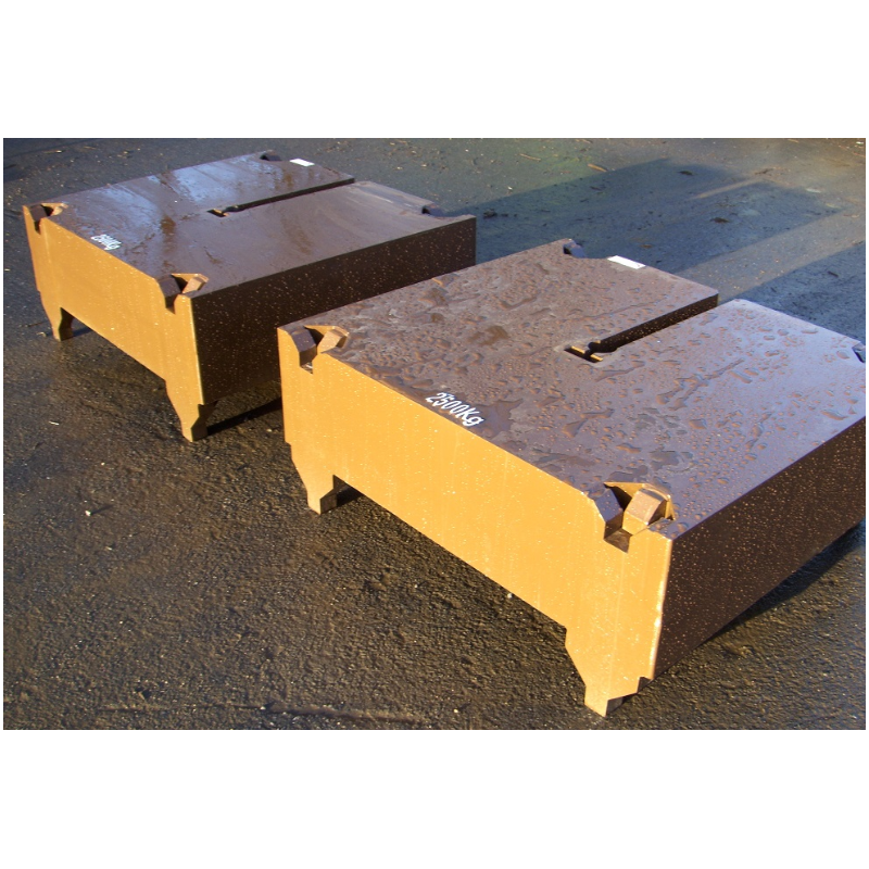 Gueuse de contrôle en acier 5000 kg empilable elingable