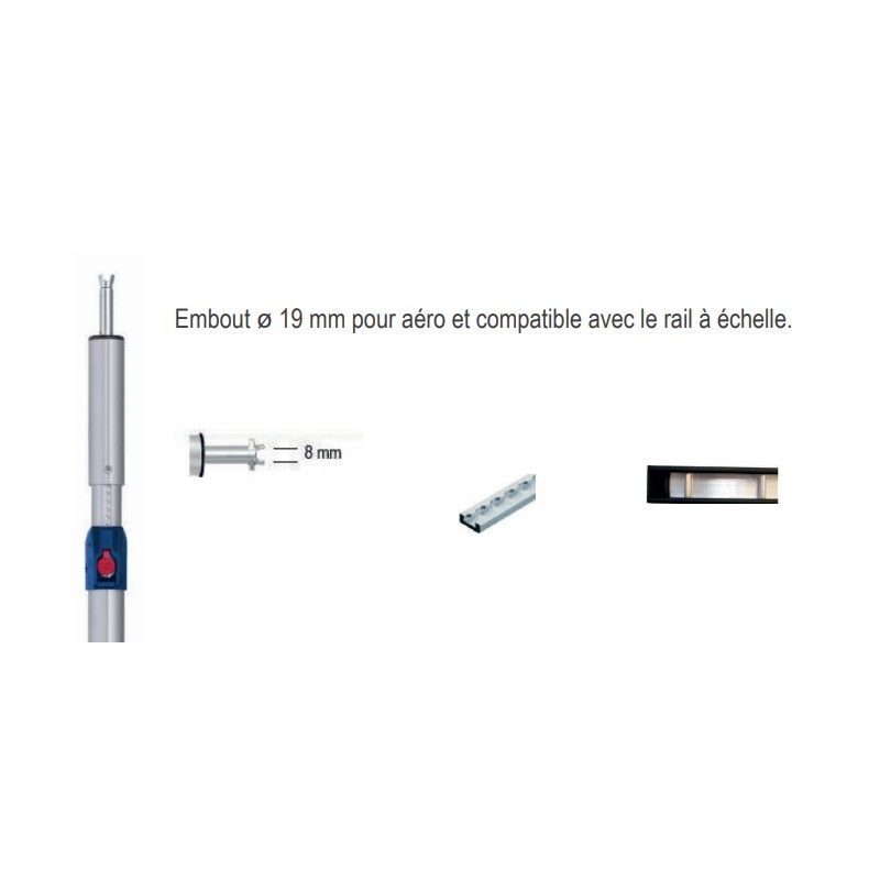 Barre d'arrimage de maintien Véhicule utilitaire pour rails type aéro ...